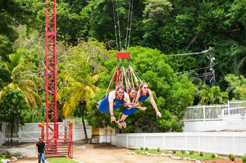 El Sky Swing abre sus puertas al público en Roatán