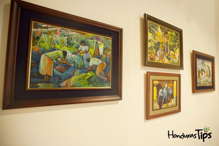 Exhiben 30 pinturas del artista hondureño Benigno Gómez en el MIN