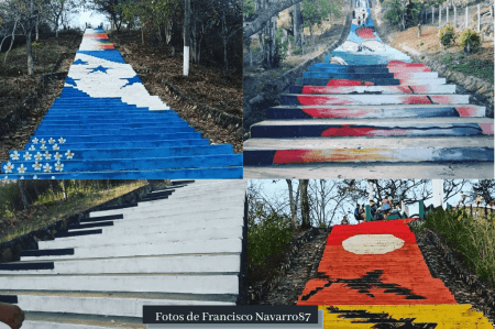 Escalitata del Cerro La Cruz, atractivo turístico colorido en Catacamas