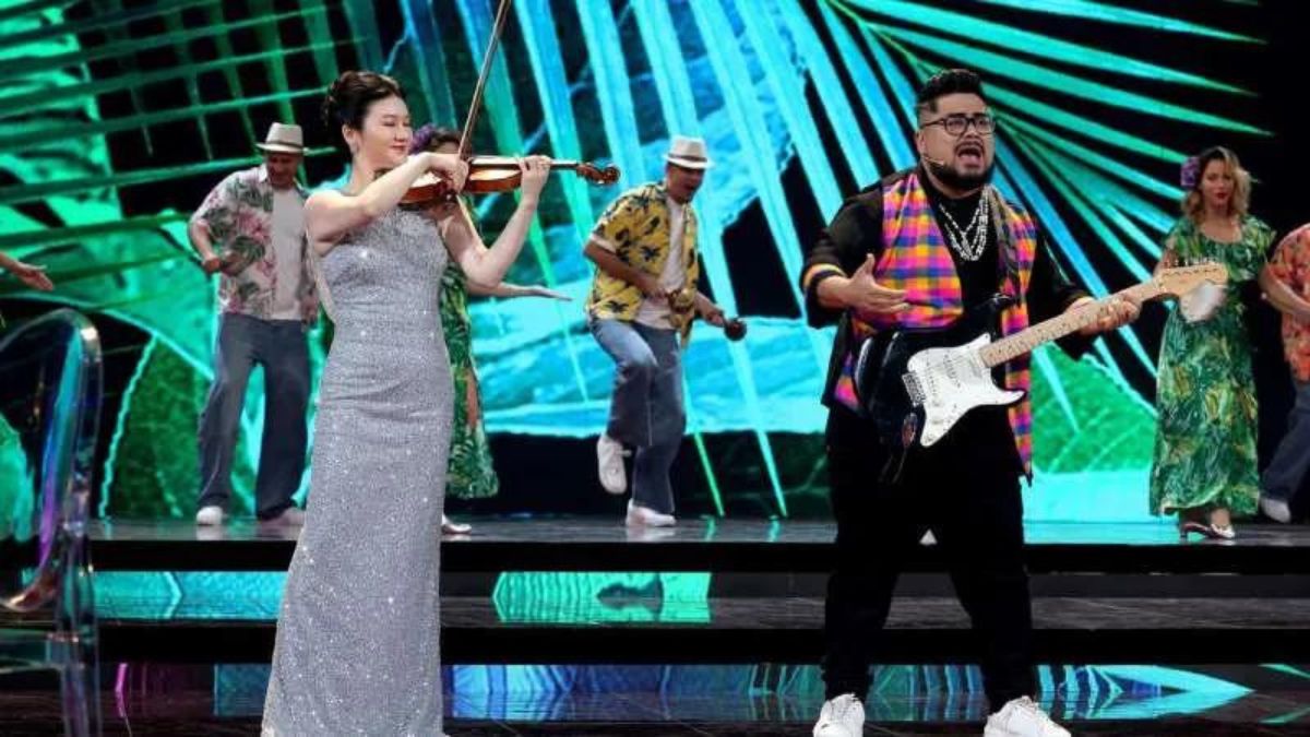 Manu Martínez, músico hondureño brilla en la Televisión China